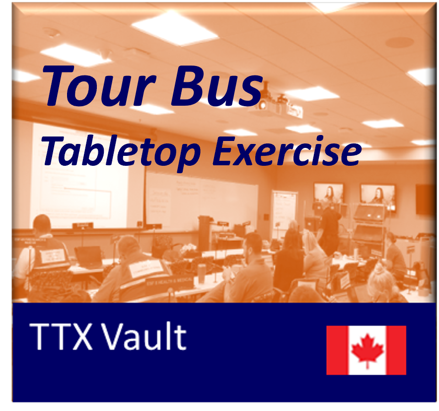 Tour Bus Tabletop Exercise – TTX Vault Canada